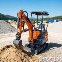 China HTY15 1.5 Ton Compact Crawler Mini Excavator with Hydraulic Joystick Control for sale