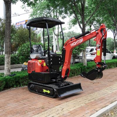 China HT12G 1.2 Ton Crawler Mini Excavator with Kubota Z482 Engine and Compact Design for Tight Spaces for sale