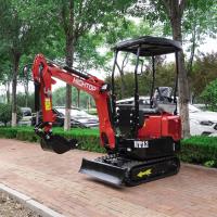 China HT12G 1.2 Ton Crawler Mini Excavator with Kubota Z482 Engine and Compact Design for Tight Spaces for sale