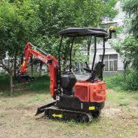 China HT12G 1.2 Ton Crawler Mini Excavator with Kubota Z482 Engine and Compact Design for Tight Spaces for sale