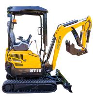 China HT-18 1.8-ton Weight Kubota Engine Mini Excavator for sale
