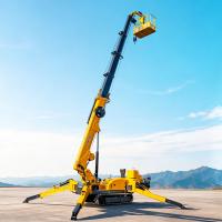 China HTSC5.0 5T Lifting Capacity Spider Crane Continuous Rotation With 17m Maximum Lift for sale