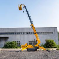 China HTSC5.0 5T Lifting Capacity Spider Crane Continuous Rotation With 17m Maximum Lift for sale