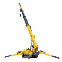China HTSC8.0 Crawler Spider Crane with 360° Continuous Rotation 21m Maximum Lift for sale