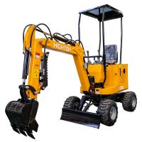 China HT10W 1-ton Wheel-Type Mini Excavator - CE Certified & Euro V Compliant for Municipal for sale