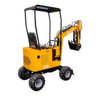 China HT10W 1-ton Wheel-Type Mini Excavator - CE Certified & Euro V Compliant for Municipal for sale