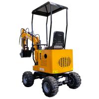 China HT10W 1-ton Wheel-Type Mini Excavator - CE Certified & Euro V Compliant for Municipal for sale