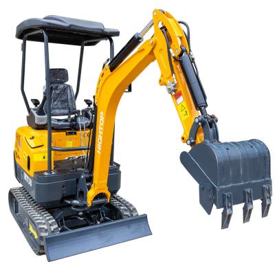 China HT18L Mini Excavator with Kubota Engine 2m Digging Depth Width for Compact Spaces for sale