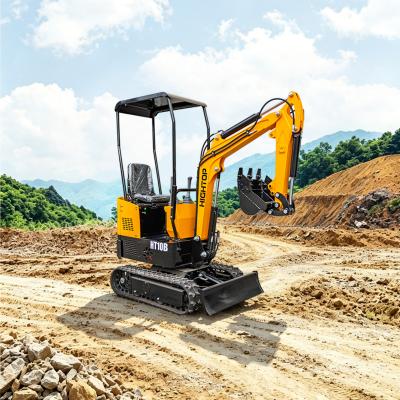 China HT10B 1-ton Mini Excavator with 2225mm Transport Length and CE Certification for sale