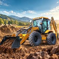 China HTBL820 Wheeled Loader with Four-Wheel Steering and Four-Wheel Drive for 2500kg Rated Load for sale