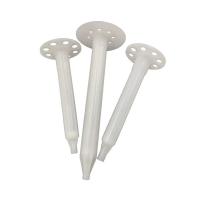 China 100Pcs Per Box Flat Head Corrosion Resistant Non Metallic Insulation Anchor System for sale