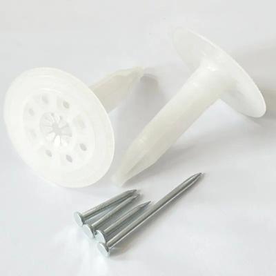 China Plastic Wall Anchors Insulation Nail Anchor System With Customizable Color And Capacity for sale