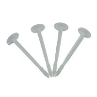 China Punch Insertion Installation Plastic Insulation Fixing Anchors White 8MM for sale