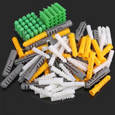 China Wall Plug Plastic Expansion Anchor  Corrosion Resistant For Concrete Brick And Drywall for sale