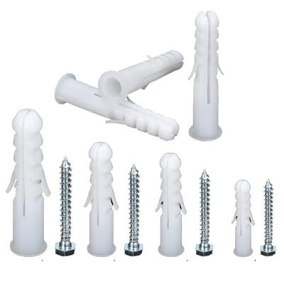 China 19-42mm Plastic Drywall Screw Anchor Fixing Fasteners Anchors With Screw Nylon Hollow Anchors for sale