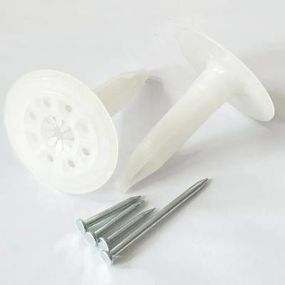 China Disc 50mm 60mm Inner Screw Nail Wall Insulation Anchors With Customization And High Capacity for sale