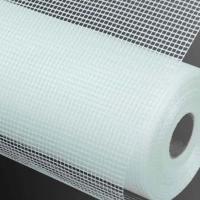 China Customizable Grid Fiberglass Mesh Cloth In White UV Resistant Breathable for sale