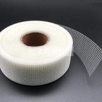 China 1 Inch Fiberglass Mesh Tape With 80 GSM Weave Offers Medium Tensile Strength And Adhesion for sale
