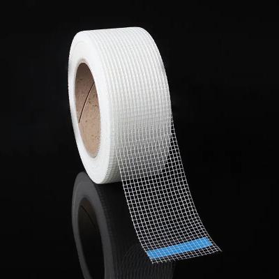 China Heavy Duty UV Resistant Fiberglass Mesh Tape / Alkali Resistant Mesh Tape for sale