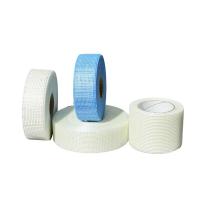 China 1 Inch White Fiberglass Mesh Roll / Drywall Mesh Tape Weave Type for sale