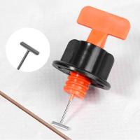 China Plastics Tile Leveling System 5mm-14mm Tile Spacers  Red Construction Tool for sale