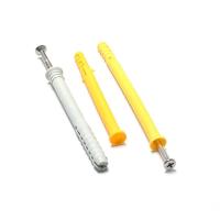 China Customized Color Polypropylene Plastic Expansion Screw With Corrosion Resistance for sale