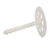 China White Heat Resistant Plastic Wall Anchors for Indoor/Outdoor Punch Insertion for sale