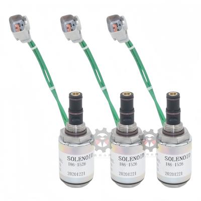 China Excavator Tractor 24v Solenoid Valve 24vdc 186-1526 3E-6269 3E6269 1861526 for sale