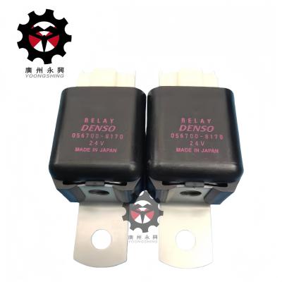China 056700-8170 Relay 24V Denso for Excavator Loader Bulldozer Excavator Attachments for sale