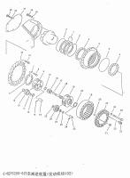 China PC200-6 Travel Motor Reduction Gear Box Final Drive 6D102 Apply to komatsu Excavator Spare Parts for sale