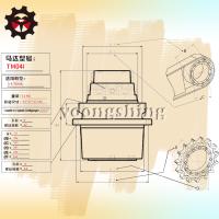 China TM03CJ Final Drive MAG18VP-230 Mini Excavator Spare Parts Kubota U20 Travel Motor Assy for sale