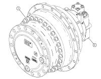 China Final Drive for 318E 319D 320D 320E L LN GC LRR RR Excavator Hydraulic Spare Parts 353-0609 353-0611 Travel Motor for sale
