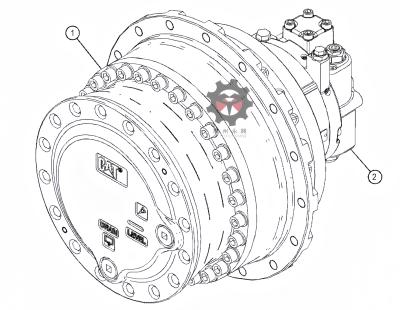 China 318E 319D 320D 320E  Final Drive for Excavator Spare Parts 353-0609 353-0611 Hydraulic Travel Motor Reduction for sale