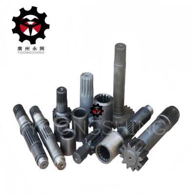 China Excavator Travel Motor Pinion Shaft Swing Motor Gearbox Sun Gear Final Drive Shaft for sale