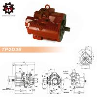 China Excavator Main Pump Hydraulic Pump 2D36 for sale