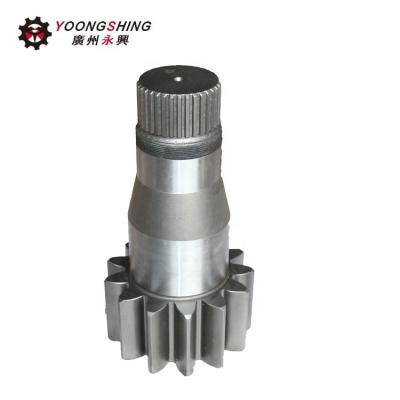 China ZX200 ZX200-6 Swing Shaft Pinion for Swing Motor Reduction Gear Box 2044634 for sale