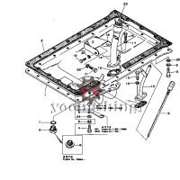 China 6130-21-5811 GASKET OIL PAN for Komatsu KMP BRAND Suitable Replacement for Komatsu 4D105-1 for sale