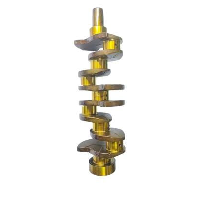 China Steel Engine Crankshaft with Forced Lubrication for Excavators Compliant with Euro 5 Standards for sale