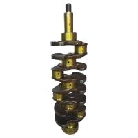 China Steel Engine Crankshaft with Forced Lubrication for Excavators Compliant with Euro 5 Standards for sale