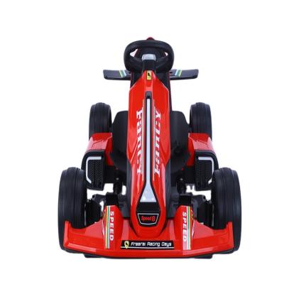 China Kids Electric Ride on Go Kart 12V Battery Powered Car with 550 Dual Motors for Ages 3-12 for sale