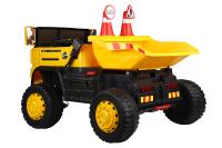 China 12V 7A Battery Kids Remote Control Construction Truck Ride On Toy with Bluetooth Music and LED Lights for sale