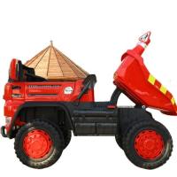 China 12V Electric Construction Truck Ride On Toy with Remote Control and Tipping Bucket for Kids for sale