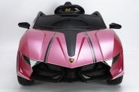 China Pink Electric Ride On Car for Kids 12V Battery Powered with LED Lights and USB for sale