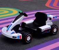 China 12V Electric Remote Control Ride On Kart for Kids 3-12 Years Dual 550 Motor PP Plastic for sale