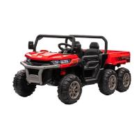 China Children Ride On Car 6 Wheel Off Road Truck 555 Motor 12V7A Battery 138.5cm Carton for sale