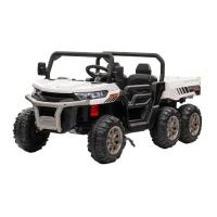 China Children Ride On Car 6 Wheel Off Road Truck 555 Motor 12V7A Battery 138.5cm Carton for sale