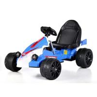 China Kids Ride On Car 4 Wheels Remote Control Pedal Go Kart 106x70x65cm 6V Battery for sale