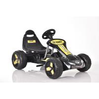 China Electric Music Baby Ride On Go Cart Car for Kids with Pedal 6V 4.5AH Battery 25W Motor for sale