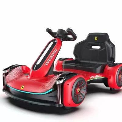 China 12V Ride On Electric Go-Kart Car for Kids with Mobile Phone Remote Control 12V7AH Battery for sale