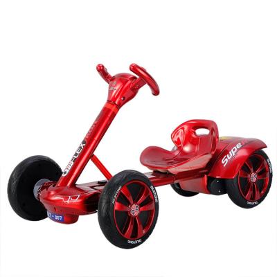 China Remote Rechargeable Kids Ride On Car Four-wheel Drift Go-kart with Independent Brakes 12V Battery for sale